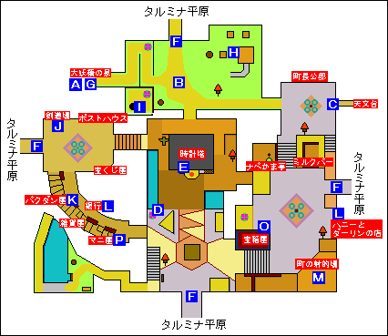 フィールド：クロックタウン